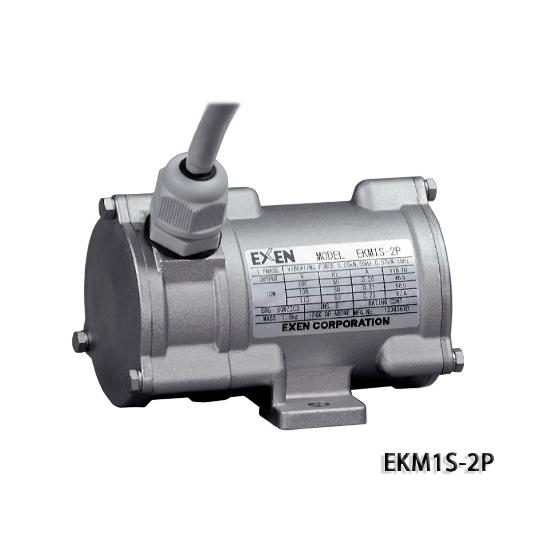 Vibration motor EKM-2P series (2pole Single-phase 100V) EKM1S-2P type ...